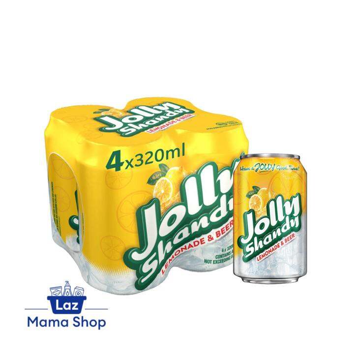 JOLLY SHANDY Lemon Beer 320ml 4s Can (Laz Mama Shop) | Lazada Singapore