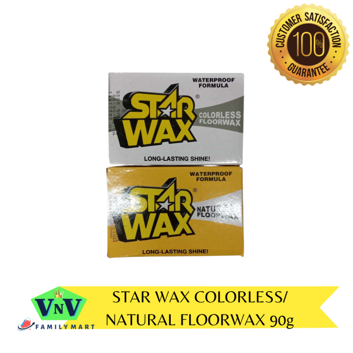VNV STAR WAX COLORLESS/ NATURAL FLOORWAX 90g | Lazada PH