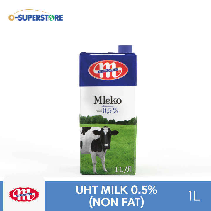 Mlekovita UHT Non-Fat Milk (0.5% Fat) 1L | Lazada PH