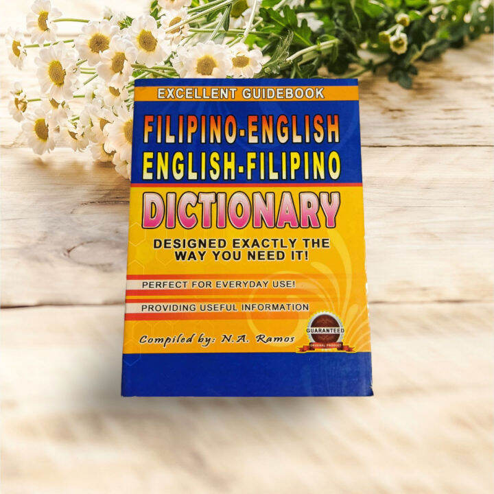 Filipino English.English Filipino Dictionary By:N.A.Ramos | Lazada PH