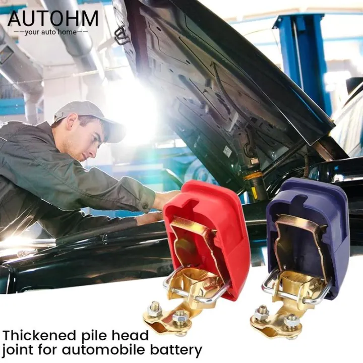 Batrai-Y Terminal Clamp untuk Mobil Batrai-Y Clamp untuk Auto 2Pcs 12V ...