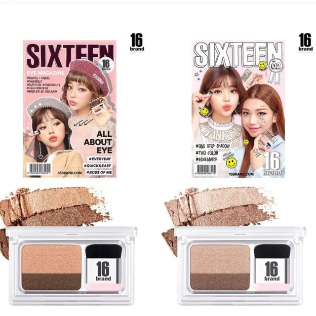 (ตัวใหม่ ของแท้) โนโว Novo Sexy Eyes 18 Two Tone Eyeshadow Eye Magazine ...
