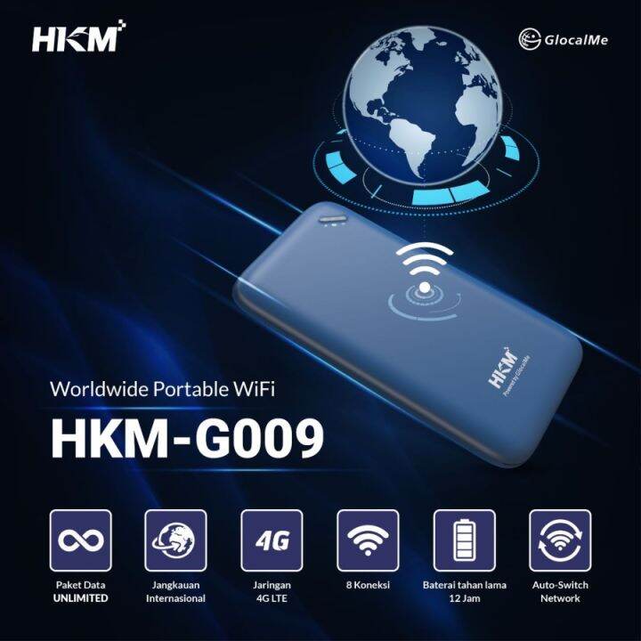 HKM G009 Modem Mifi Worldwide Portable Wifi 4G Unlock | Lazada Indonesia