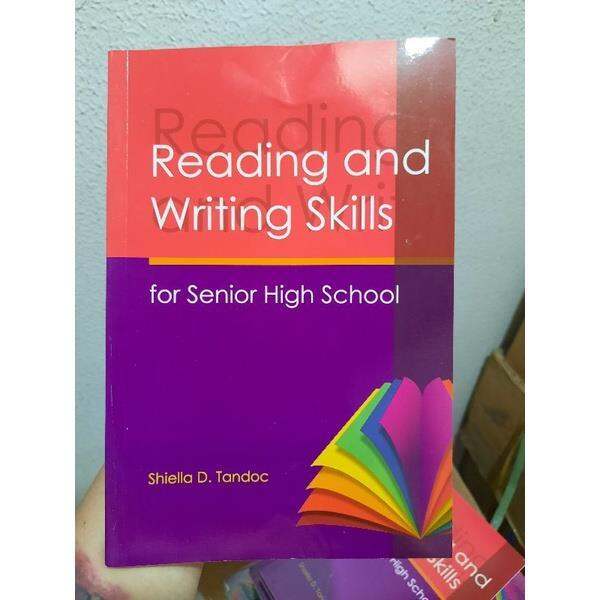 BOOKS Reading and Writing Skills for Senior High School by Sheila Tandoc | Lazada PH