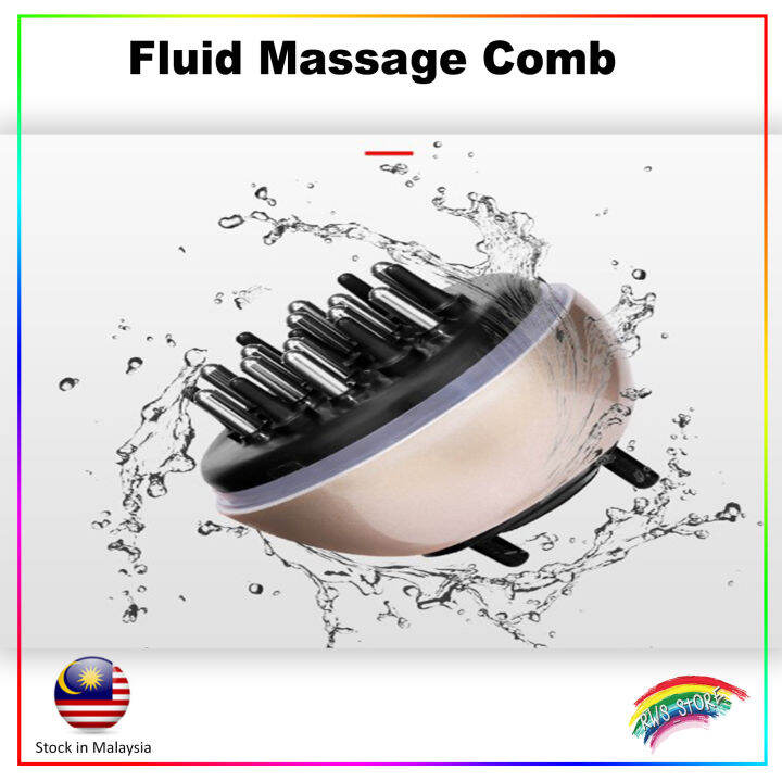 Fluid Massage Comb 导液按摩梳 Sikat Urut Cecair | Lazada