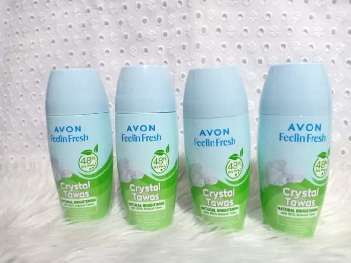 Avon Feelin Fresh Crystal Tawas Anti- perspirant Roll-on Deodorant 40mL ...