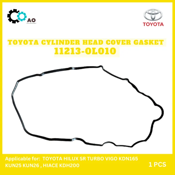 100% ORIGINAL TOYOTA CYLINDER HEAD COVER GASKET 11213-0L010 TOYOTA ...