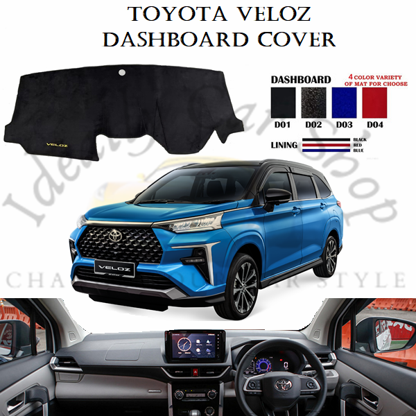 Toyota VELOZ Dashboard Cover Anti Slip Thick Dashboard Mat High Quality ...