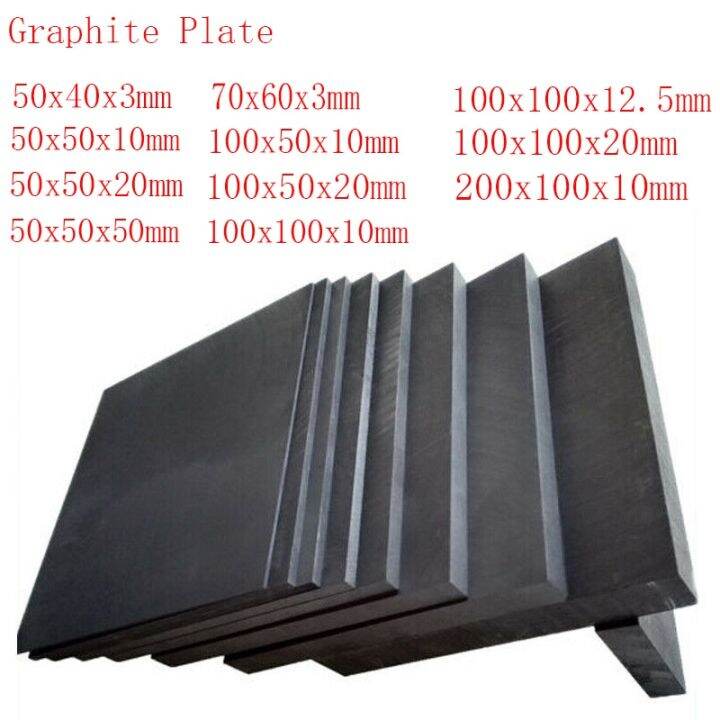 Multi-sizes High-purity Graphite Sheet High Temperature Electrode Plate ...