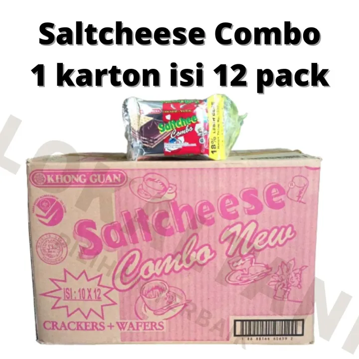 Khong Guan Saltcheese Wafer Combo 10 sachet - 1 KARTON | Lazada Indonesia