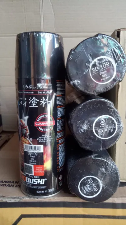 pilok pilox samurai black 109 400ml hitam glossy samurai hitam 109 ...