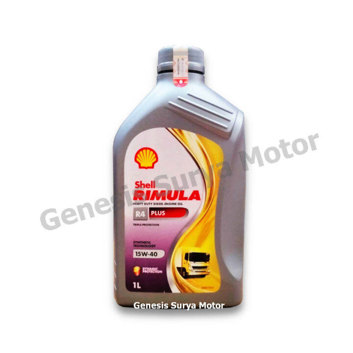 Shell Rimula R4 Plus 15W40 Diesel 1Liter | Lazada Indonesia