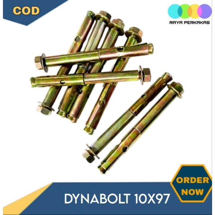DYNABOLT 10X97 BAUT TEMBOK DINABOLT 10X97 | Lazada Indonesia
