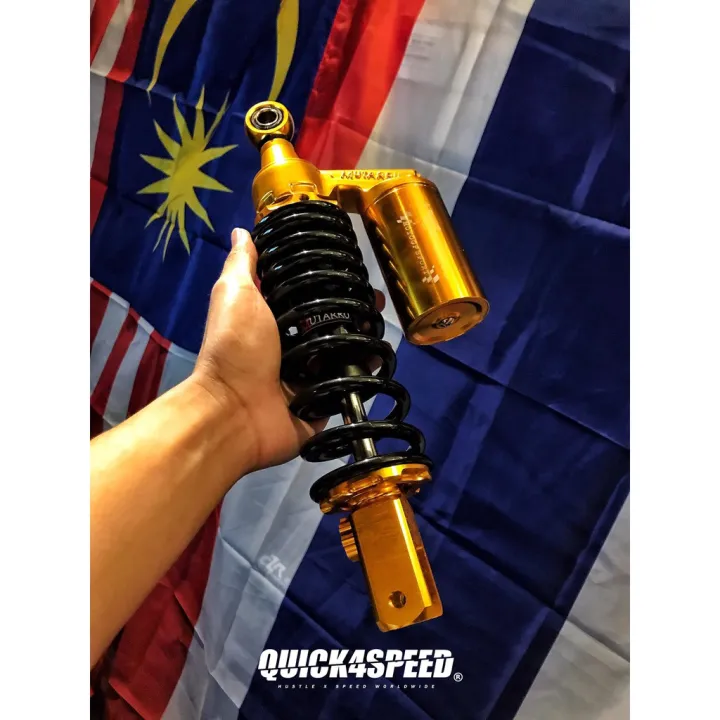 Mutarru MotoGP Racing Shock 280mm 330mm Mio Gravis Beat Click Skydrive ...