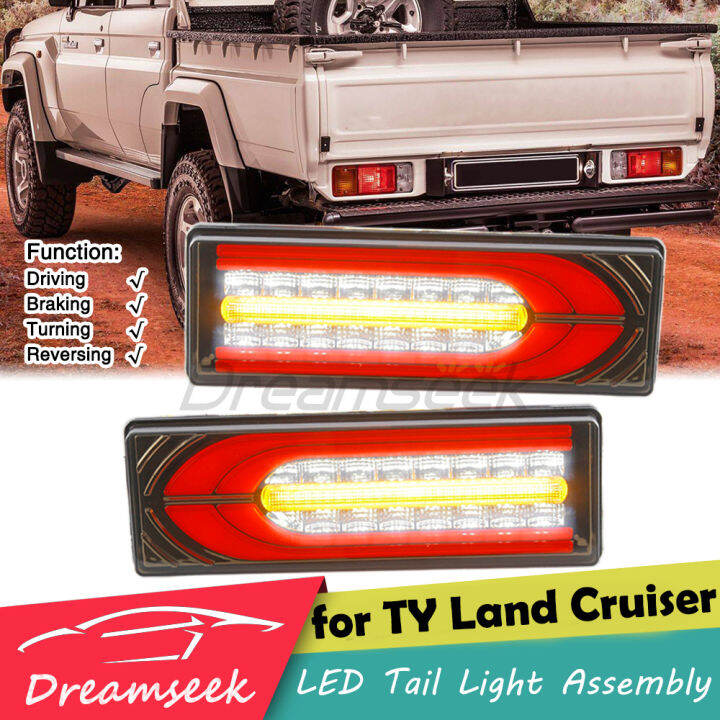 ไฟท้ายไฟท้าย LED สำหรับรถกระบะ Toyota Land Cruiser LC79 FJ79ไฟท้ายไฟ ...