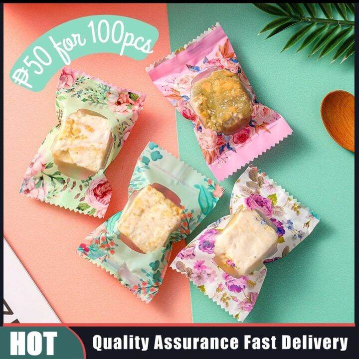 FP1567 (100pcs) 5.5x8.5 Bag Pastry Wrapper Polvoron | Lazada PH