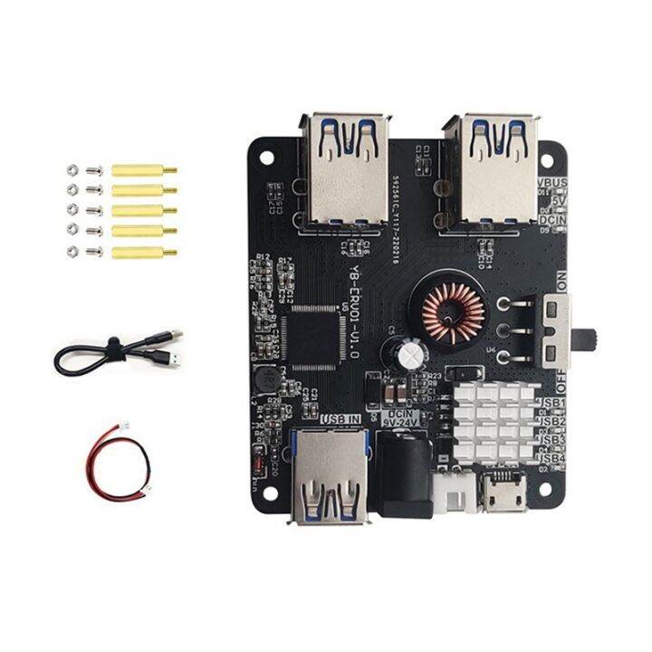 Usb3 0 Hub Expansion Board For Raspberry Pi Jetson Nano Ros Robot Car Expansion Dock Splitter