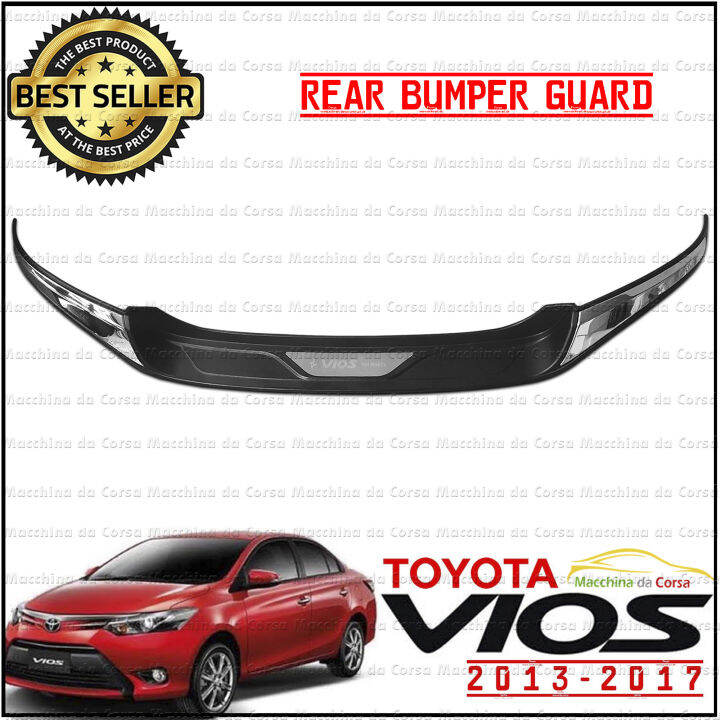 Toyota Vios 2013-2017 Rear Bumper Step Sill Guard 2nd Design | Lazada PH