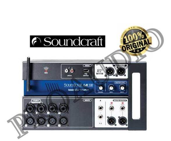 MIXER AUDIO SOUNDCRAFT UI12 UI 12 GARANSI RESMI 1 TAHUN ORIGINAL ...