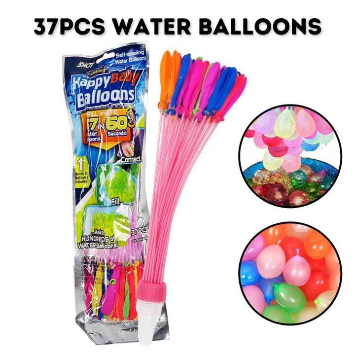 37pcs Colorful Mini Water Balloon for Children Beach Toys Outdoor ...