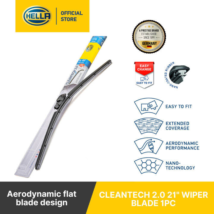 Hella Cleantech 2.0 Wiper Blade (1 Pc) - 14”-26” Wiper Black | Lazada PH