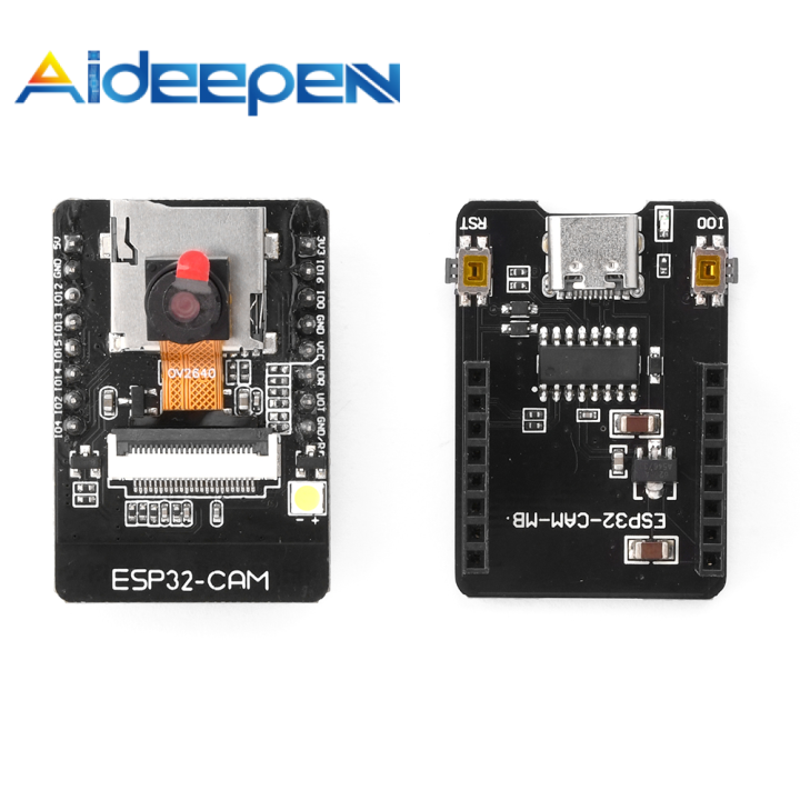 Aideepen ESP32 Cam WiFi Bluetooth Development Board with OV2640 Camera Module Micro USB to ...