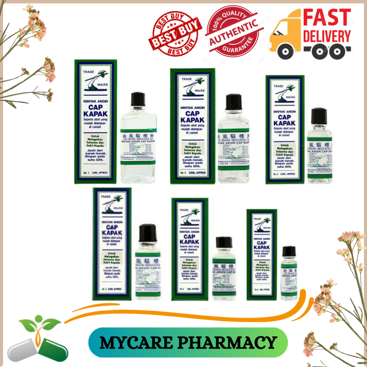 Minyak Angin Cap Kapak [56ml/28ml/14ml/10ml/5ml/3ml] | Lazada