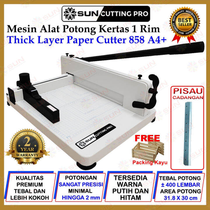Alat Pemotong Kertas 1 Rim A4 Mesin Thick Layer Paper Cutter A4 858