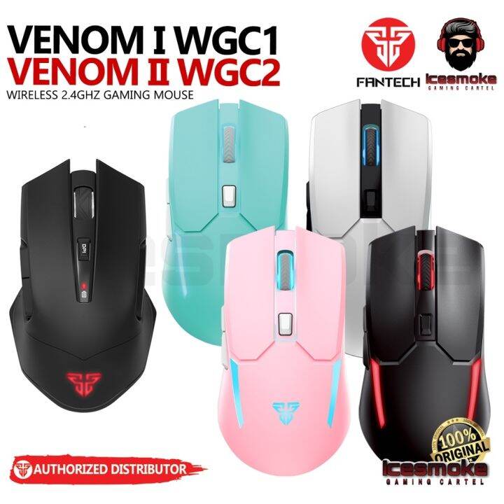 Fantech WGC1/WGC2 Venom Wireless Rechargeable Mouse (Built in Battery) | Lazada PH