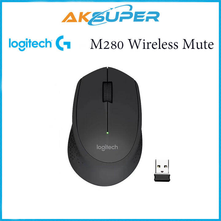 Logitech M280 Wireless Mute Bluetooth Mouse เมาส์เกมมิ่ง | Lazada.co.th