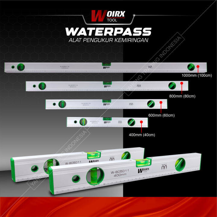 Waterpass Aluminium Waterpas Magnetic 400 600 800 1000mm | Lazada Indonesia