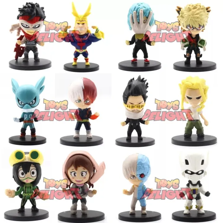 Skynomad 10cm - Chibi Izuku Midoriya, Bakugo, Todoroki PVC Statues My ...