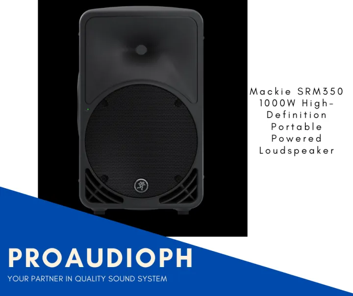 Mackie SRM350 1000W High Definition Portable Powered Loudspeaker ...