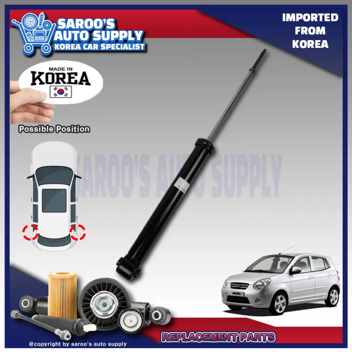 [Rear] Shock Absorber For Kia Picanto , 2004-2010 , Gas, Made In Korea ...