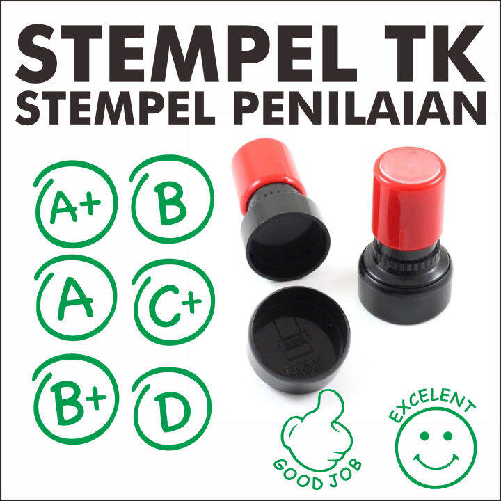 STEMPEL NILAI PAUD, TK/ REWARD. Diameter 17 (CUSTOM SESUAI KEMAUAN ...