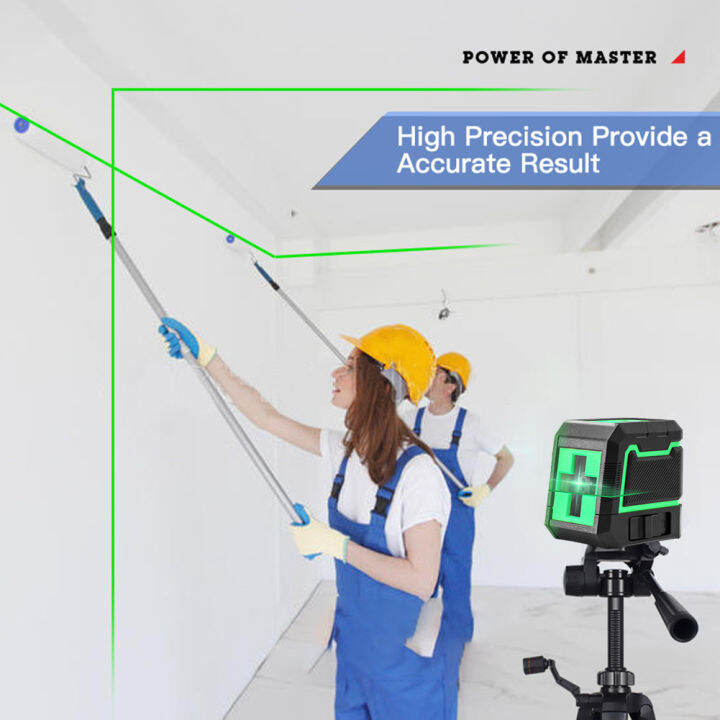 2 Lines Level Green Beams Level Meter Horizontal & Vertical Cross Line ...