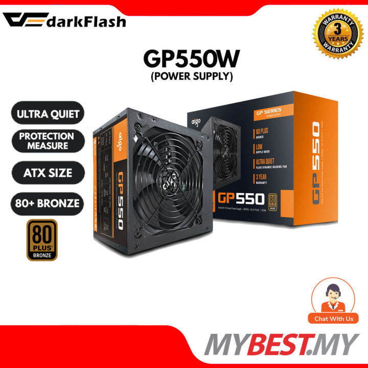 Aigo Darkflash GP550 550W 80 Plus Bronze Power Supply | Lazada