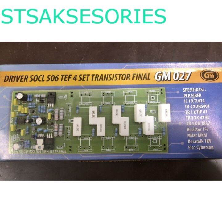 Kit Power SOCL 506 TEF 4 Set Transistor Final GM 027 Mono | Lazada ... Kit Power SOCL 506 TEF 4 Set Transistor Final GM 027 Mono | Lazada ...