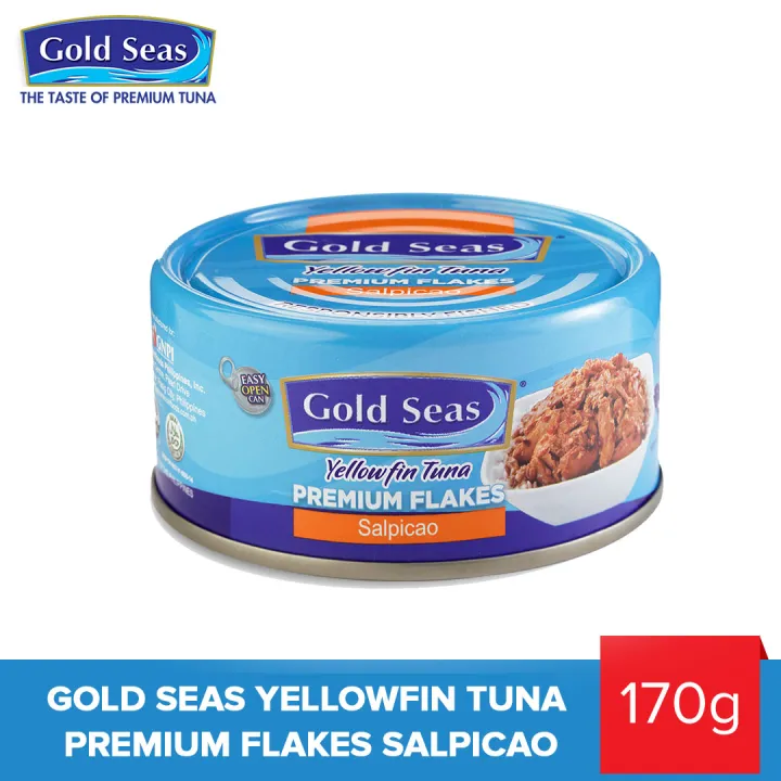 Gold Seas Yellowfin Tuna Premium Flakes Salpicao 170g - Easy Open Can I ...
