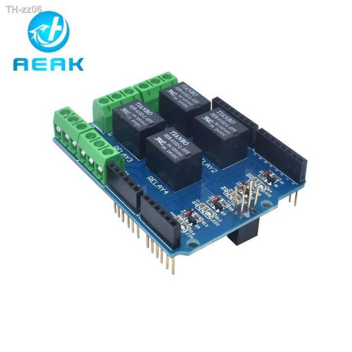 ₪☎♞ 4 channel 5v relay shield module Four channel relay control board ...