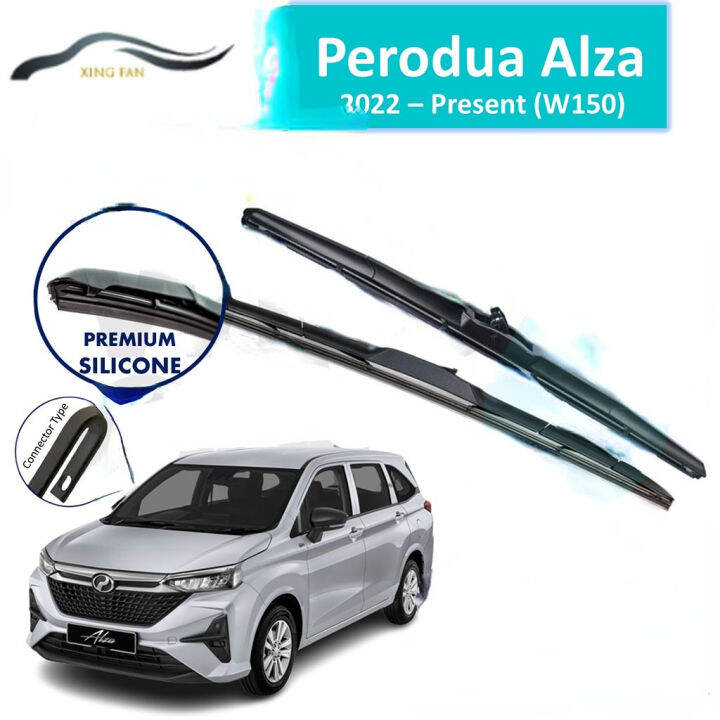 Perodua Alza 2022 - Present WipeOut HYBRID NANODRY SILICONE Wiper ...