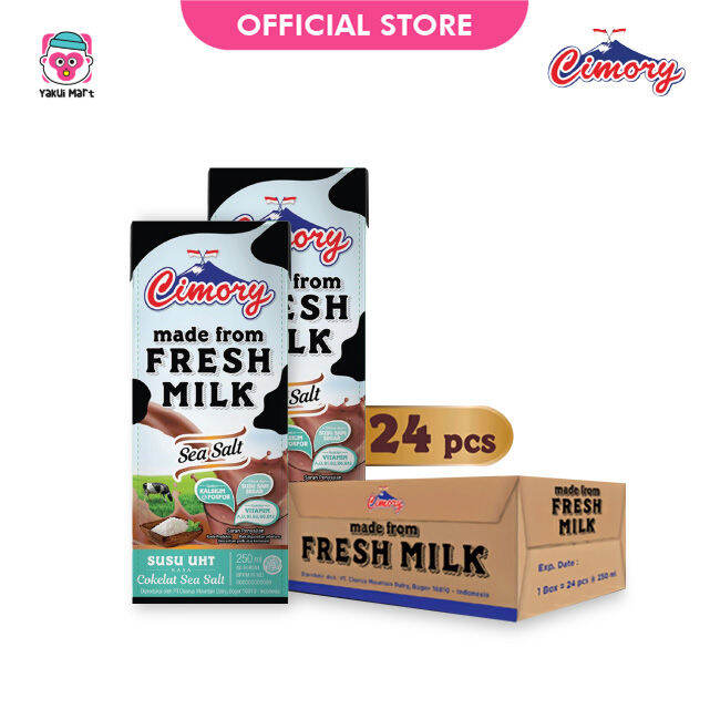 Cimory Fresh Milk Susu UHT 250ml Rasa Sea Salt 1 Karton Isi 24pcs ...