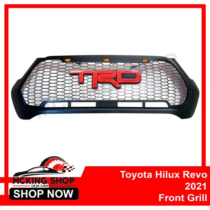 Toyota Hilux Revo 2021 Front Grill with LED | Lazada PH