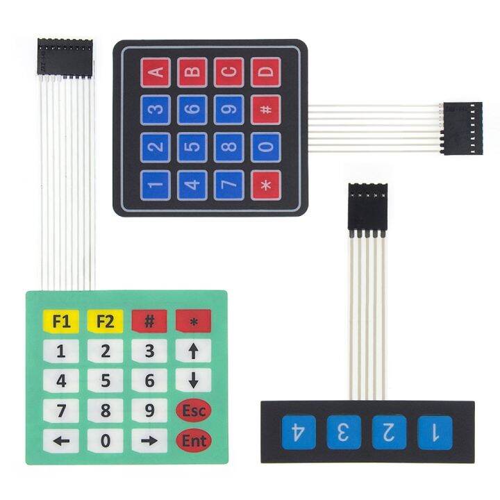 1x4 4x4 4x5 Matrix Array/Matrix Keyboard 16 Key Membrane Switch Keypad for arduino 1x4 4x4 4x5 ...