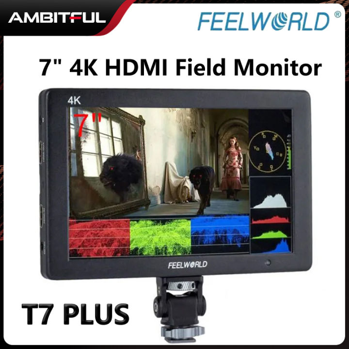 Feelworld T7 Plus 7inch 3d Lut Ips 1920x1200 Op De Camera Veld Monitor