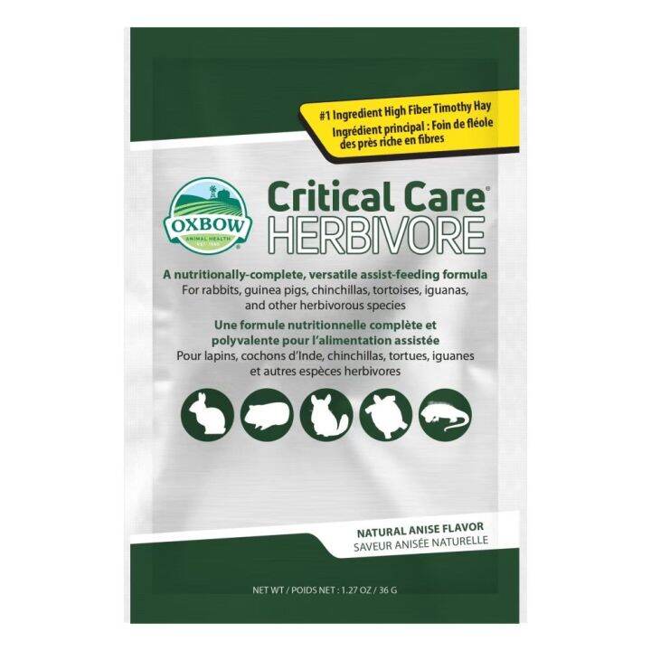 Oxbow critical care-herbivore 36 g | Lazada.co.th