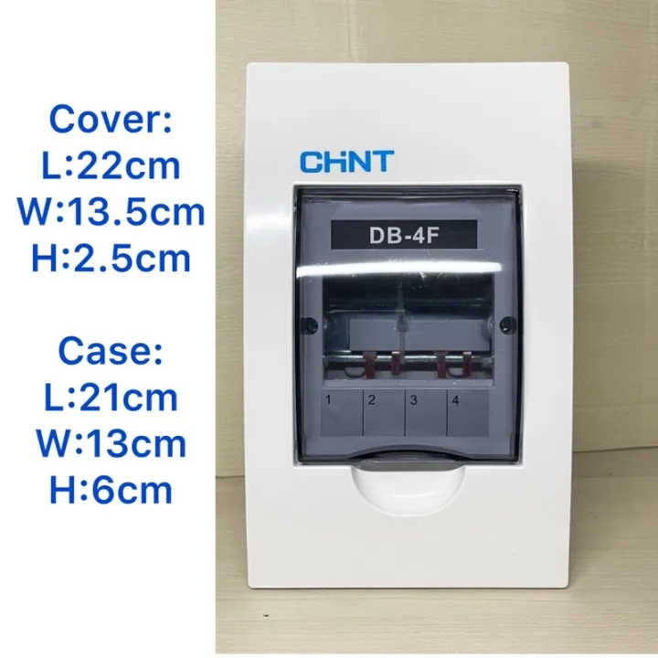 tZOChint 4 Way / 4 Pole MCB Distribution Panel Box Flush Type w/ Busbar ...