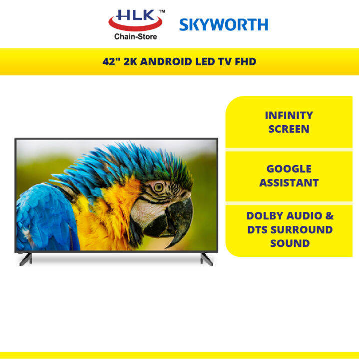SKYWORTH 42" 42STC6200 Full HD Android Smart TV Dolby Vision & Audio ...
