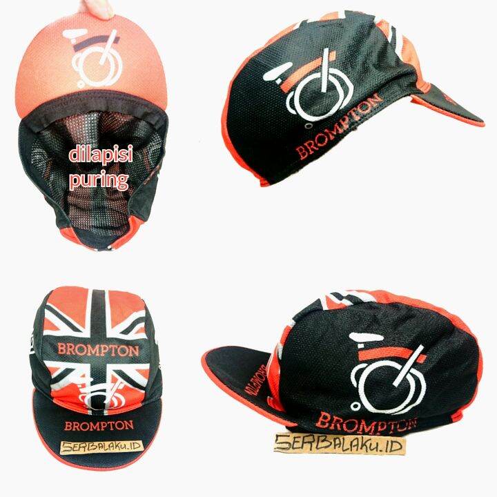 Topi Sepeda Bicycle hat Cycling Cap Folding bike MTB Sepeda Lipat Seli ...