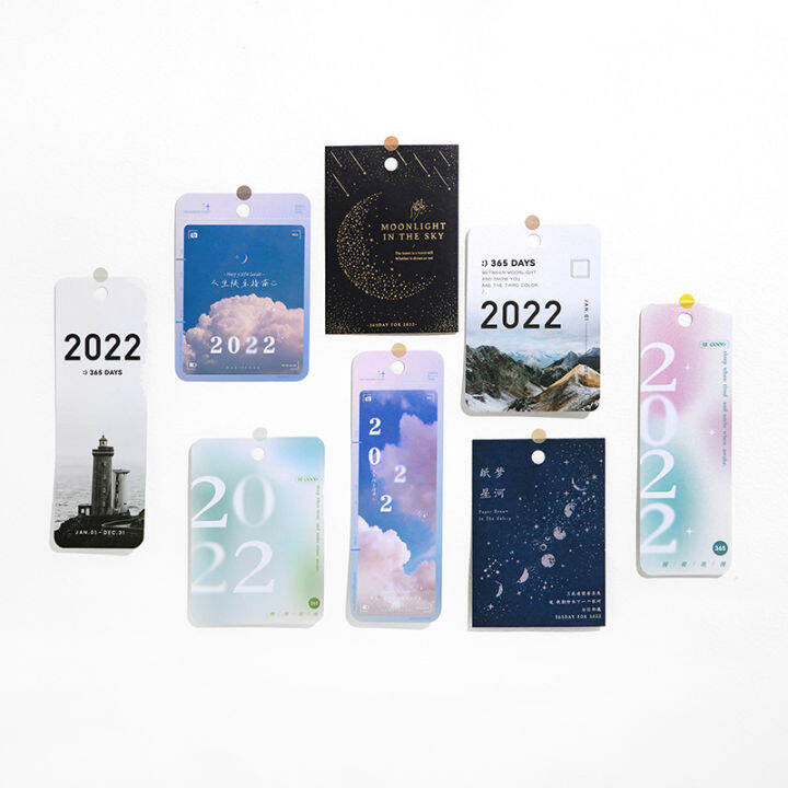 Dimi 365days Desktop Calendar with Aclyric Holder Table Ins Aesthetic ...